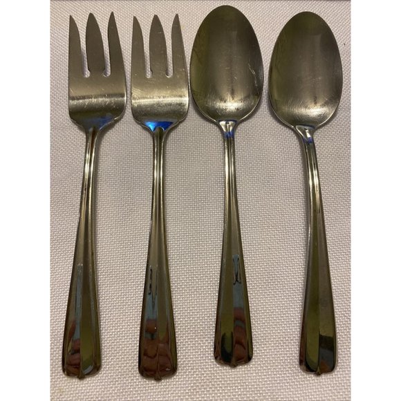 Oneida | Dining | Oneida Gala Impulse Serving Set 4 Pc Fork Spooon ...